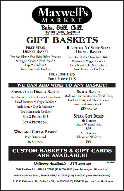 Gift Baskets - Maxwell's Market
