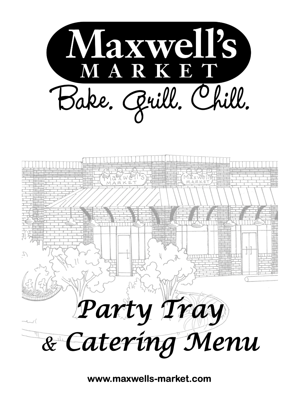 Party Tray And Catering Menus – Maxwell's Market